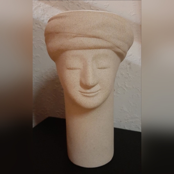 Accents | Head Face Vase Approx 8 Tall Pottery Ceramic | Poshmark